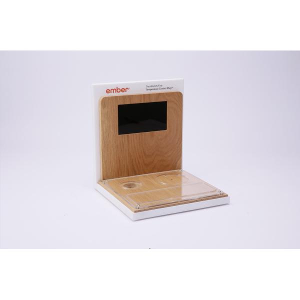 Quality RoSH Smart Cup Wooden Shop Display Stands 400x290x300mm With Screen for sale