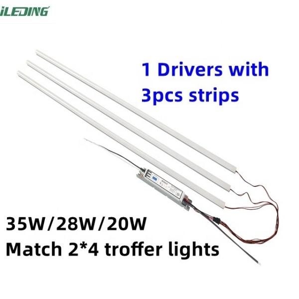 Quality 145lm/w Energy Saving Dimming LED Magnetic Linear retrofit Kit with Emergency for sale