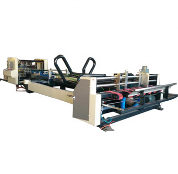 Quality Paperboard Auto Folder Gluer Machine With Strapping Machine for sale
