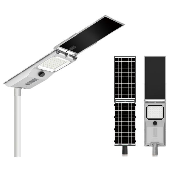 Quality LED Solar Street Light 40W 6000lm IP65 Motion Sensor And Adjustable Panel for sale