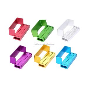 Quality Disinfection Orthodontic Accessory Diamond Dental Bur Holder Aluminium for sale