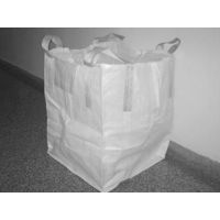 Quality Customizable Cross Bottom Freight White Gravel Tonne Bag With Color And Closure for sale