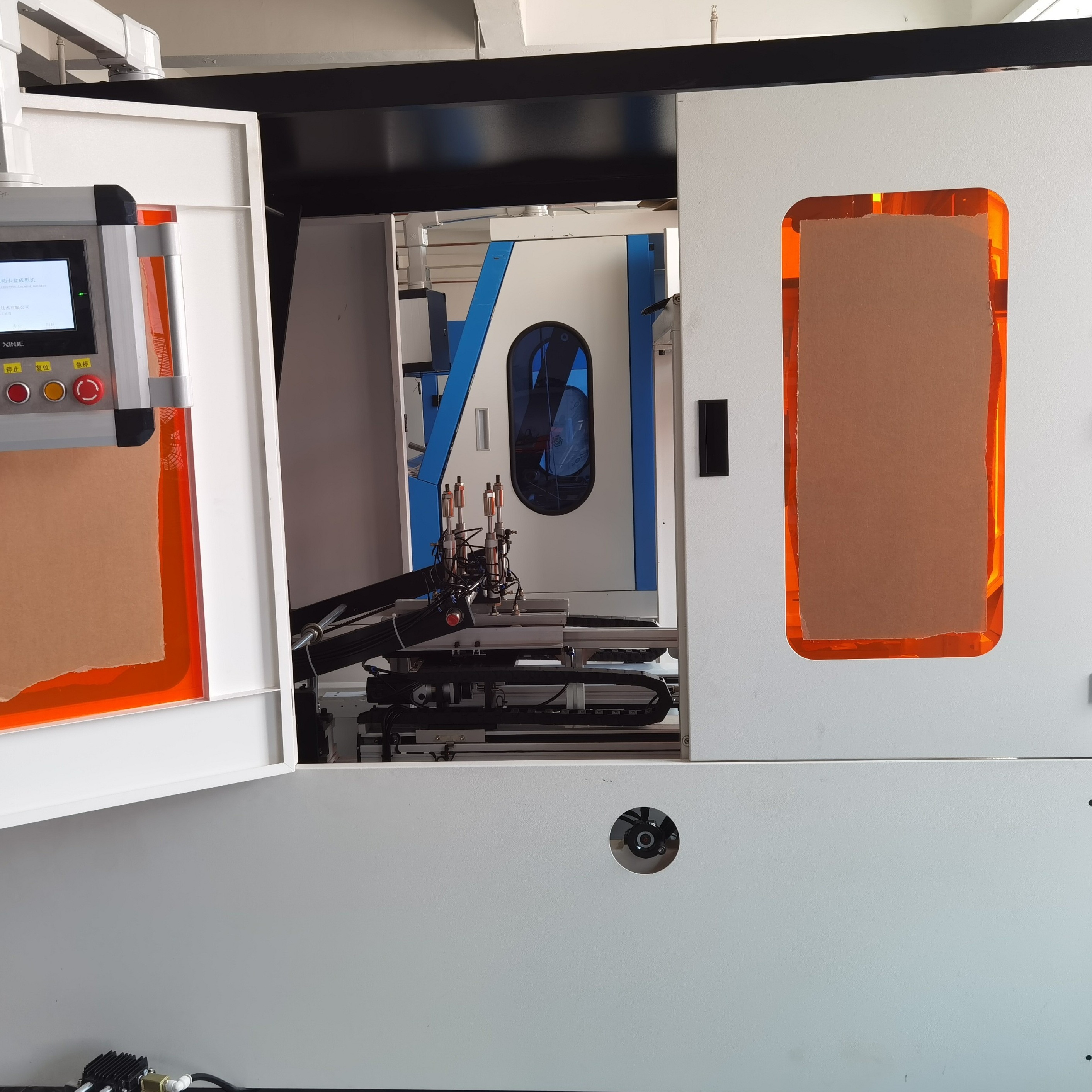Quality Automatic Cardboard Box Folding Machine For Making Shoes Clothing Food Sweet for sale