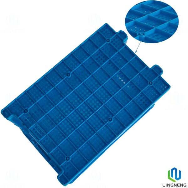 Quality Versatile Vegetable Storage Crates Stackable Plastic Agricultural Crates For for sale