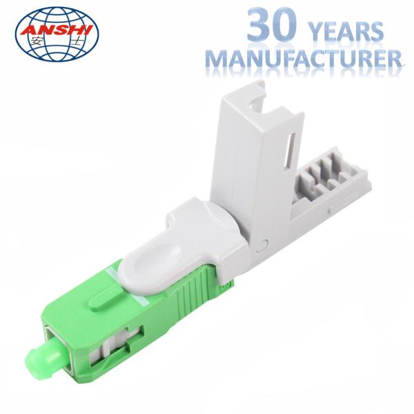 Quality FTTH SC APC Singlemode Fiber Optic Accessories for sale
