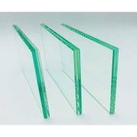 Quality Flat Polished Edge Work Customized Colored Transparent Laminated Glass for for sale