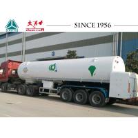 China Vacuum Insulation LNG Tank Trailer 26000L Capacity Simple Maintenance factory