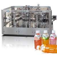 Quality 18000 Bottles/Hour 0.5L Juice Filling Machine automatic 4 in 1 pulp juice for sale