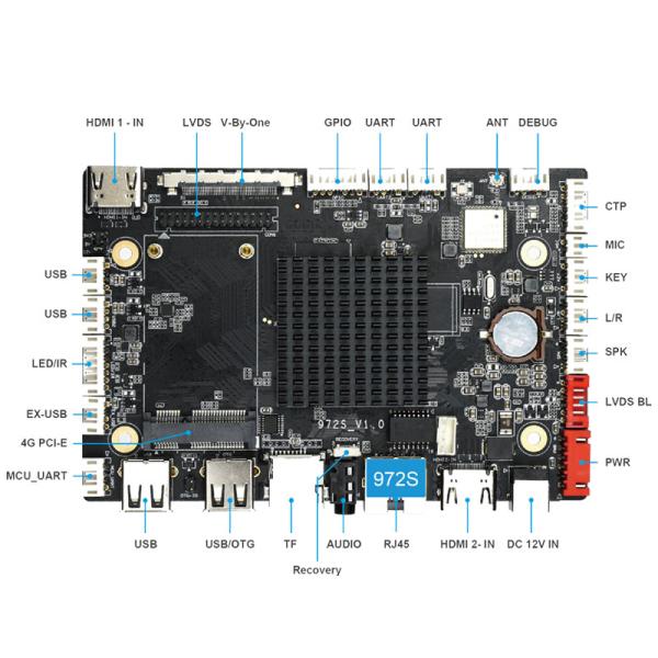 Quality LCD Screen Controller Board RK3568 LCD Display Universal Drive Motherboard for sale