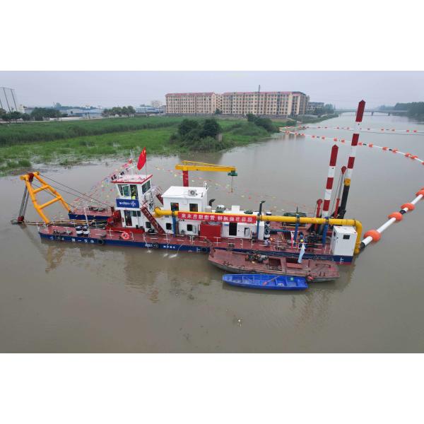 Quality 2000M Discharge Distance Cutter Mini Dredging Machine With 200 Pipe 205KW Diesel for sale