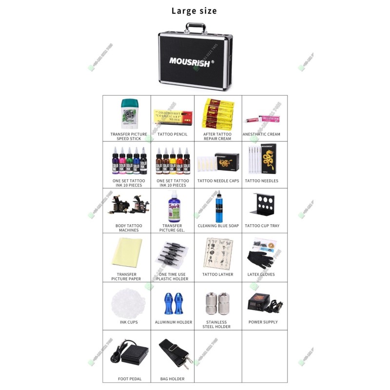 Wireless Tattoo Battery Power Supply for Rotary Tattoo Machine