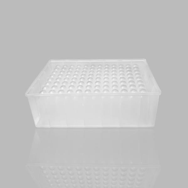 Quality Round Bottom 96 Deep Well Plates Medical Plastic Material for sale