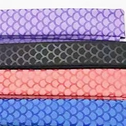 Quality Purple Fishing Rod Shrink Tube Scale Pattern 28mm Handles for sale