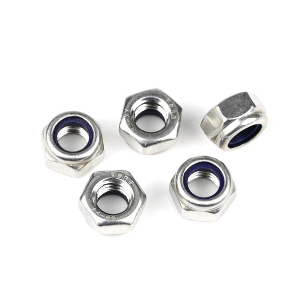 Quality Hexagon Bule Nylon Insert Self Locking Nut Payment Term T/T Stainless Steel 304 for sale