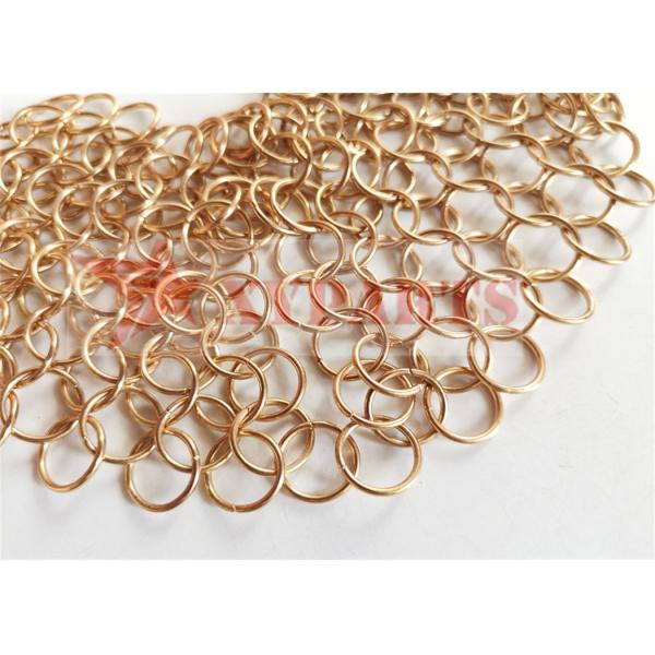 Quality Easy Installation Welded Wire Ring Mesh For Decorative Curtain Wall for sale