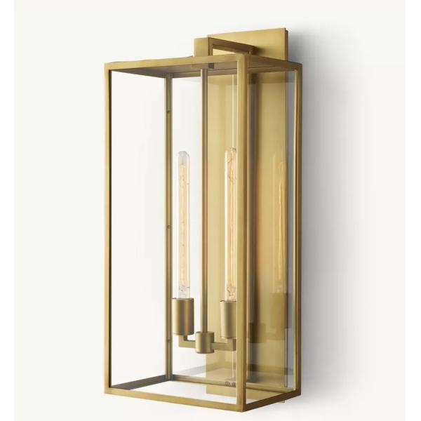 Quality 28" Stainless Steel Wall Sconce Dimmable Rectangular Exterior Wall Sconce for sale