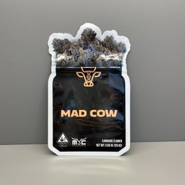 Quality weed Flower ziplockk Packaging Bags Shaped Custom Die Cut Bag With Window for sale