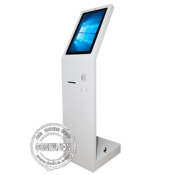 Quality QR Code Scanner Ticketing PCAP Touch Screen Kiosk For Bus Station for sale