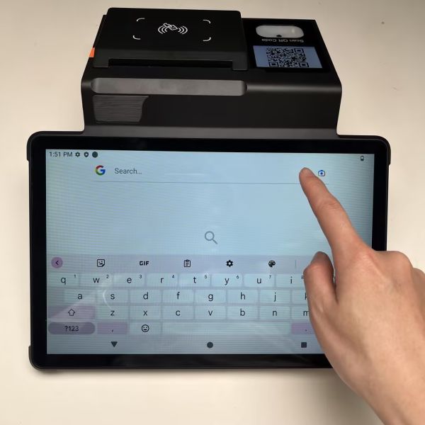Quality User-Friendly Payment Terminal with Touch Screen 4-Core * 2.0GHz CPU and WIFI Connectivity for sale