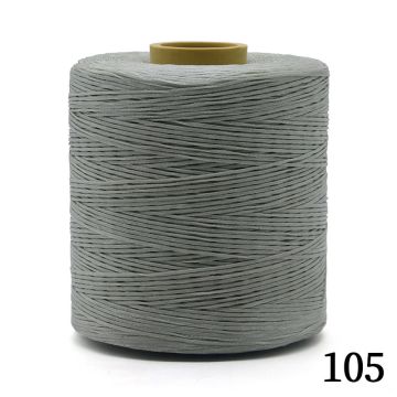 Quality Kangfa 0.8mm 1mm Polyester Handmade Braid Waxed Thread High Tenacity for Leather for sale