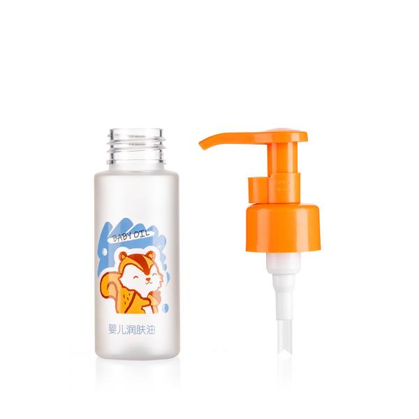 Quality Logo Printing White 50ML PET Plastic Pump Bottles Lightweight for sale