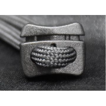 Quality Grey Matte OEM Metal Buckle Elastic Drawstring Cord For Sweatpants for sale
