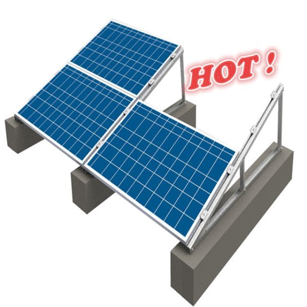 Quality Solar Electricity  150kw  TOP Flat Roof Solar Mounting System Solar Power System  Mounting Structure for sale