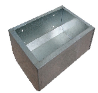 Quality CE 1mm Galvanized Steel L650mm Animal Feeding Trough for sale