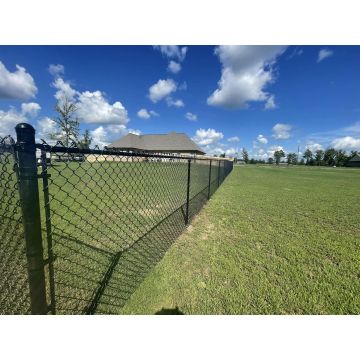 Quality 4.0mm High Tensile Galvanized Chain Link Fence Steel Slope Protection Mesh Fence for sale