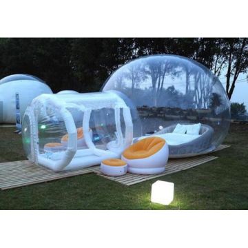 Quality Clear Inflatable Bubble Tent Inflatable Double Stitching Clear Camping Tent for sale