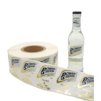 Quality Wine Alcoholic Drink Bottle Labels Self Adhesive Label Water Bottle Stickers for sale