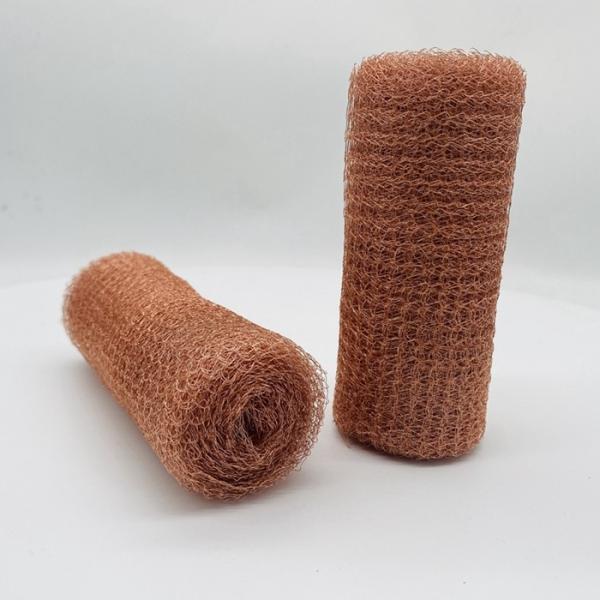 Quality Oil Demister Copper Knitted Mesh 400mm Width for sale