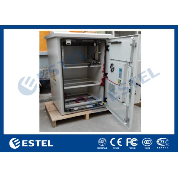 Quality Pole Mounted Outdoor Power Cabinet , Telecom Equipment Cabinet With DC Air Conditioner for sale