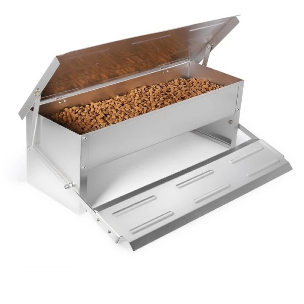 Quality Easy Assemble 51x21cm Rustproof Poultry Auto Feeder for sale