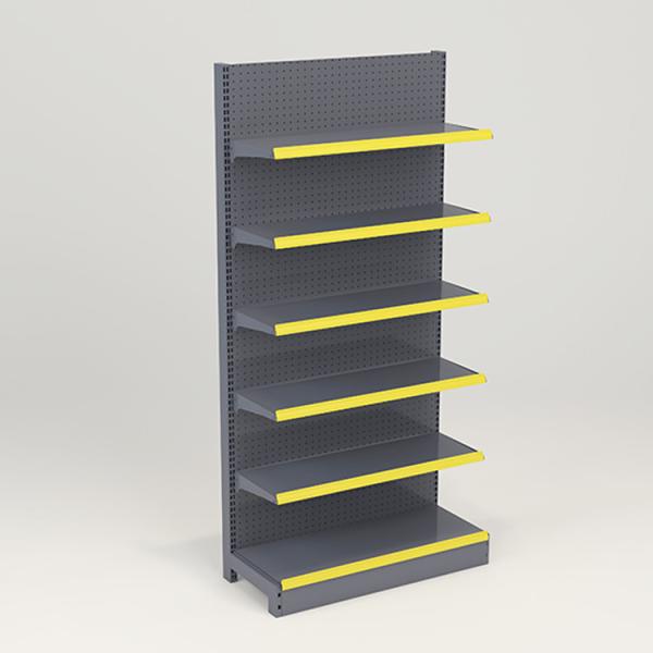 Quality Supermarket Shelves Gondola Display Rack Single Sided for sale