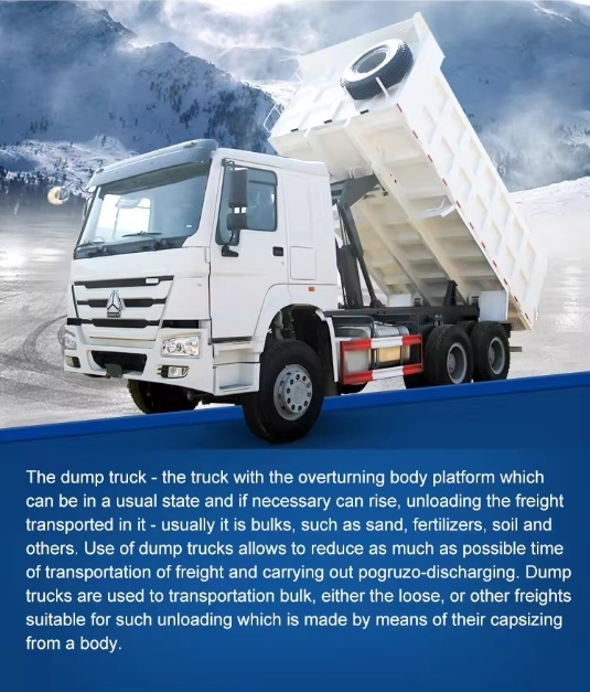 Hot Sale Best Performance 6*4 Driving Mode Used Dump Truck for Engineering