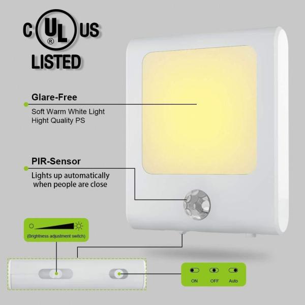 Quality EMC 0.5W Dimmable Motion Sensor Light for sale