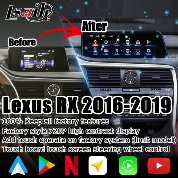 Quality Android 8+128GB Lsailt Lexus Android carplay android auto Screen for RX350 for sale