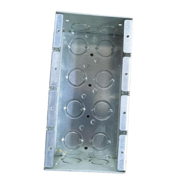 Quality Prefabrication 1.60mm Thickness 5 Gang Masonry Box Zinc Plated for sale