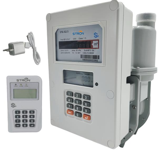 Quality Residential 70kpa 1.2dm3 Smart Gas Meter With Automatic Valve Controlling for sale