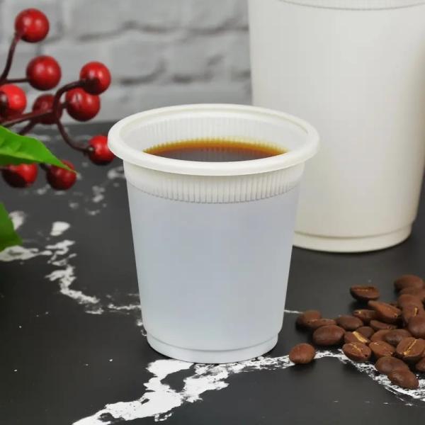 Quality 16oz PLA Cornstarch Bio Take Out Coffee Cups Beverage Starbucks Hot Beverage for sale