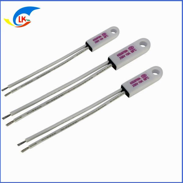 Quality Ceramic High Temperature Thermostat With Keyhole BW9700/KSD9700 10A High Current for sale