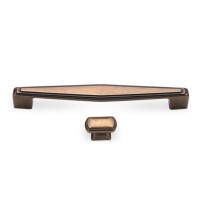 Quality Coffee Finish Door And Cabinet Handles , Bedroom Furniture Handles And Knobs for sale