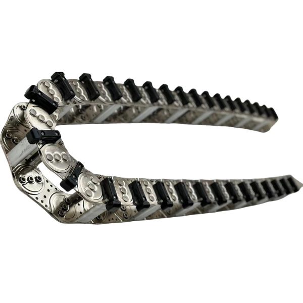 Quality Stainless Steel Cable Wire Track Steel Cable Carrier Chain For Machine Tool flexible cable carrier for sale