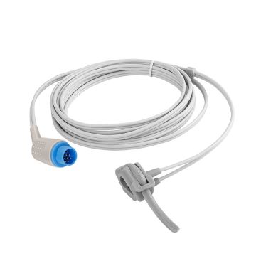 Quality Stable Soft Patient Monitor Spo2 Sensor , Length 3m Pulse Oximeter Wire for sale