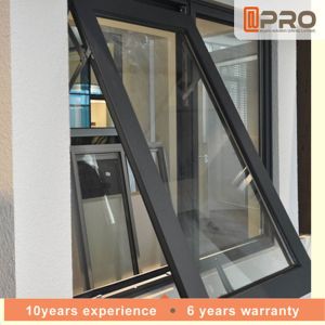 Quality Horizontal Aluminium Awning Windows Swing Open Style 1-2MM Profile Thickness top for sale