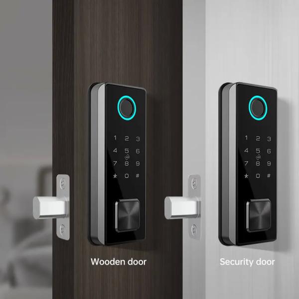 Quality Smart Deadbolt Fingerprint Office Door Lock Digital Code Tuya TTLock Remote for sale