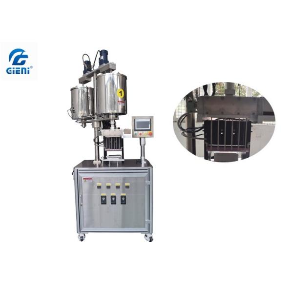 Quality 6 Cavities Pen Type Lipstick Filling Machine With Two 20L Material Tank for sale