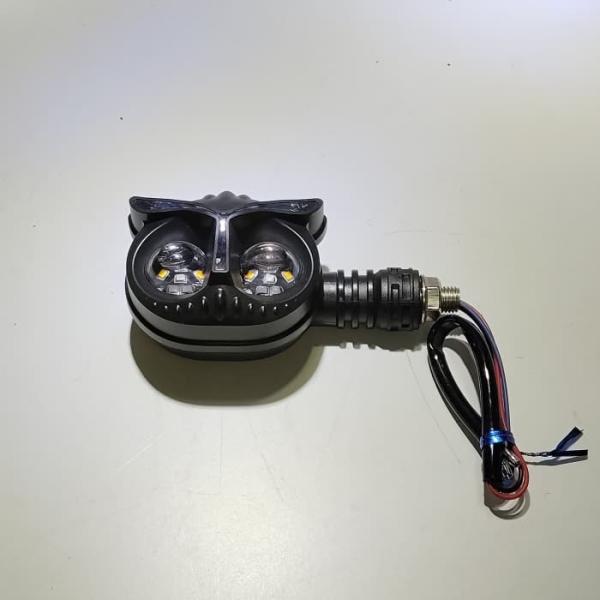 Quality Modified Lamp Motorcycle Black Plastic With Wires Strong Light Super Bright for sale