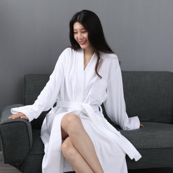 Quality Custom Terry Inside Linked Bathrobe For Hotel SPA And Beauty Salon for sale